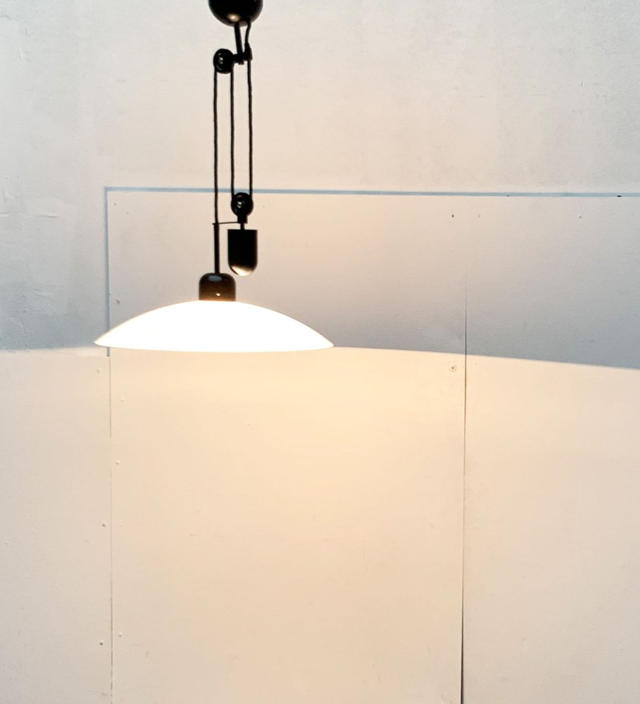 Vintage Postmodern Counterweight Pendant Lamp from Metalarte, 1980s for ...