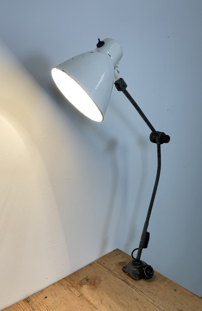 Large Industrial Workshop Table Lamp, 1960s for sale at Pamono