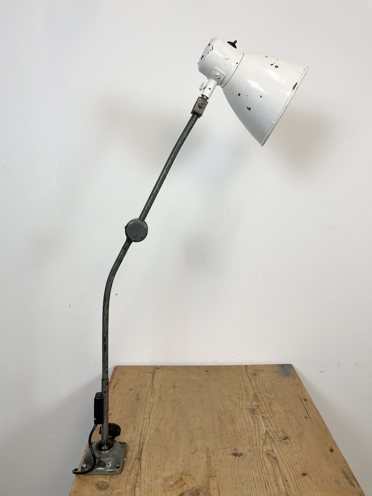Large Industrial Workshop Table Lamp, 1960s for sale at Pamono