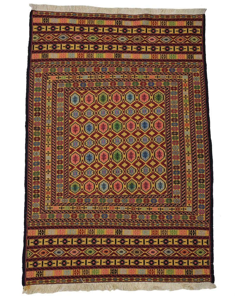 Nomadic Sumakh Kilim Rug, 1950s for sale at Pamono