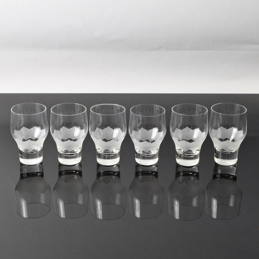 Model Lotus Shot Glasses by Richard Latham and Bjørn Wiinblad for ...