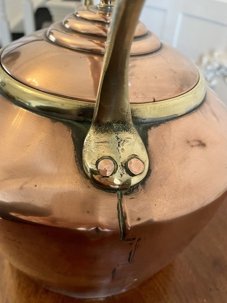 Antique George III Copper Kettle, 1800s for sale at Pamono