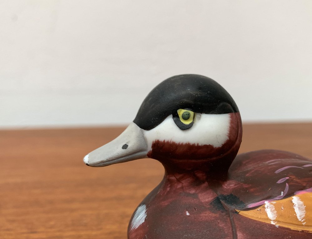 Vintage Handpainted Duck Figurine by Gallo Design for Villeroy & Boch ...