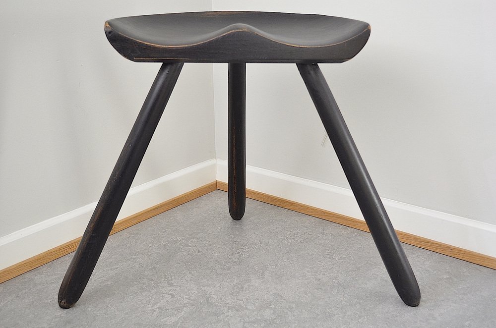 Mid-Century Danish Stool by Arne Hovmand-Olsen, 1960s for sale at Pamono