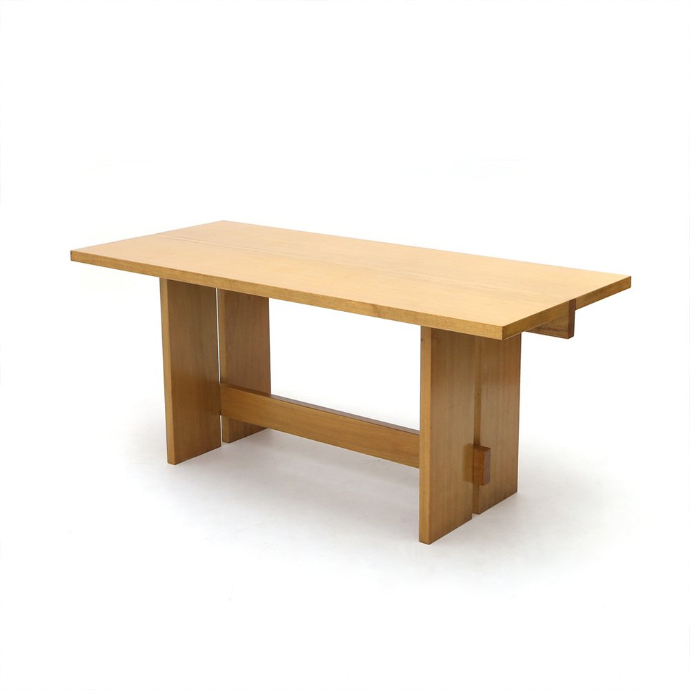 Rectangular Walnut Table by Raimodo Allegro, 1980s for sale at Pamono