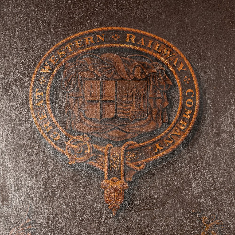 Antique Victorian Great Western Railway Company Painted Coach Panel ...