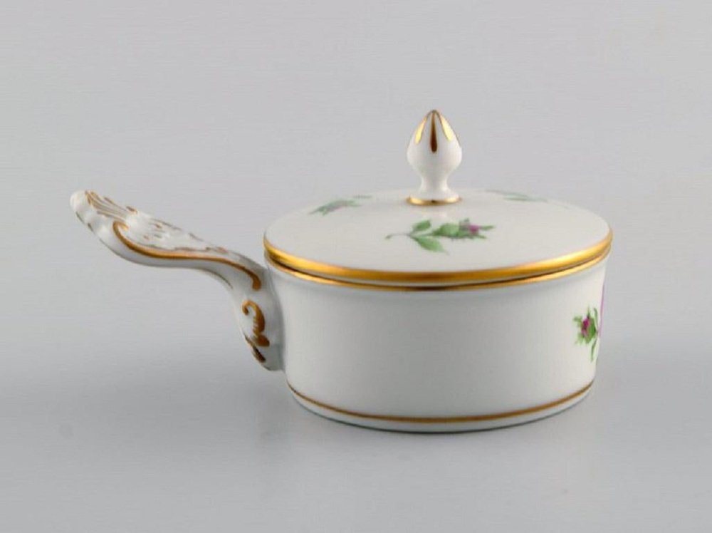 Small Meissen Pink Rose Lidded Tureen in Hand-Painted Porcelain with ...