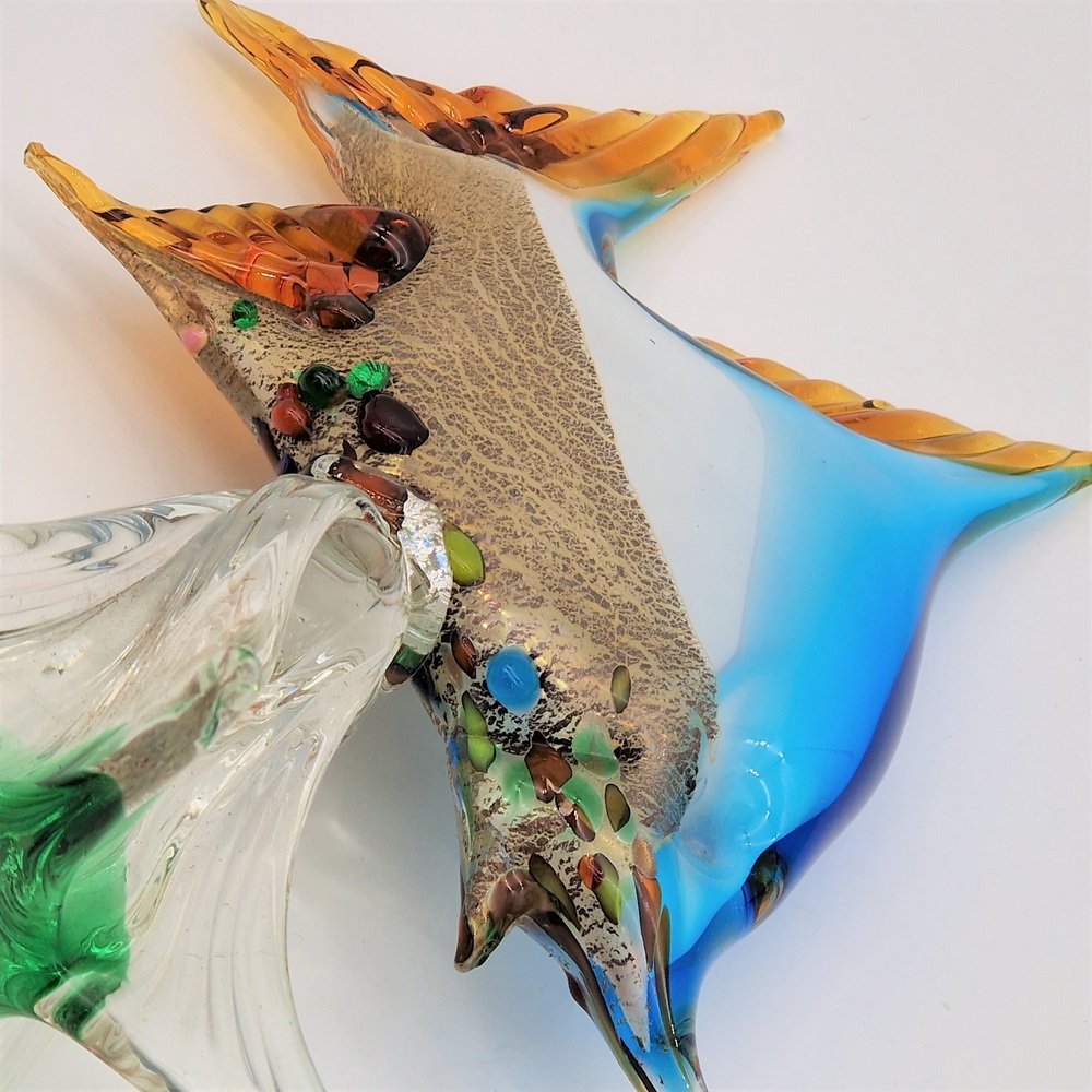 Italian Murano Fish on Base from Made Murano Glass, 1960s for sale at ...