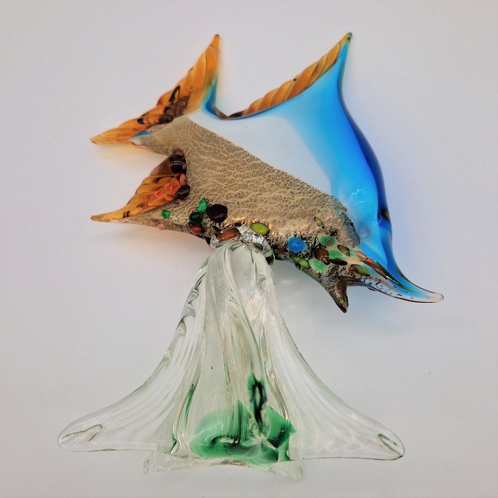 Italian Murano Fish on Base from Made Murano Glass, 1960s for sale at ...