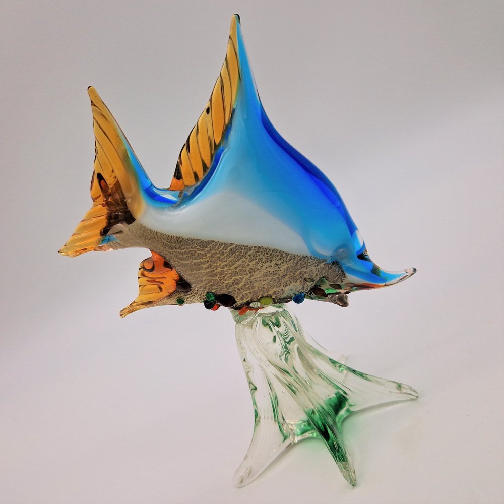Italian Murano Fish on Base from Made Murano Glass, 1960s for sale at ...