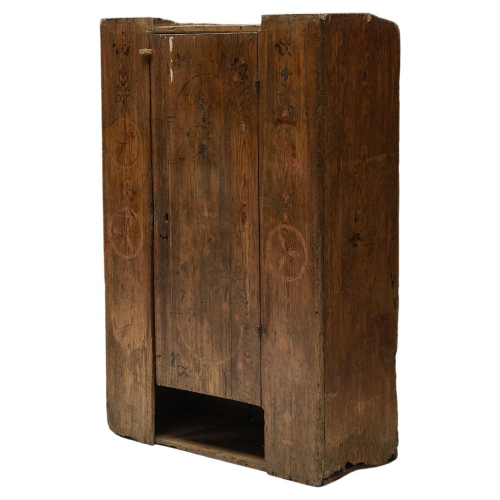 Robuster Popular Work Alpine Schrank, Schweiz, 1800er bei Pamono kaufen