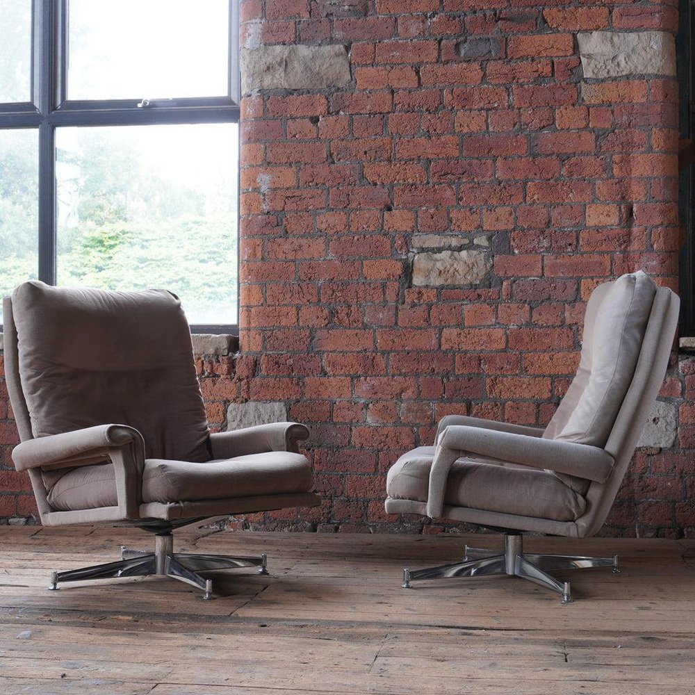Swivel Chairs by Howard Keith, Set of 2 for sale at Pamono