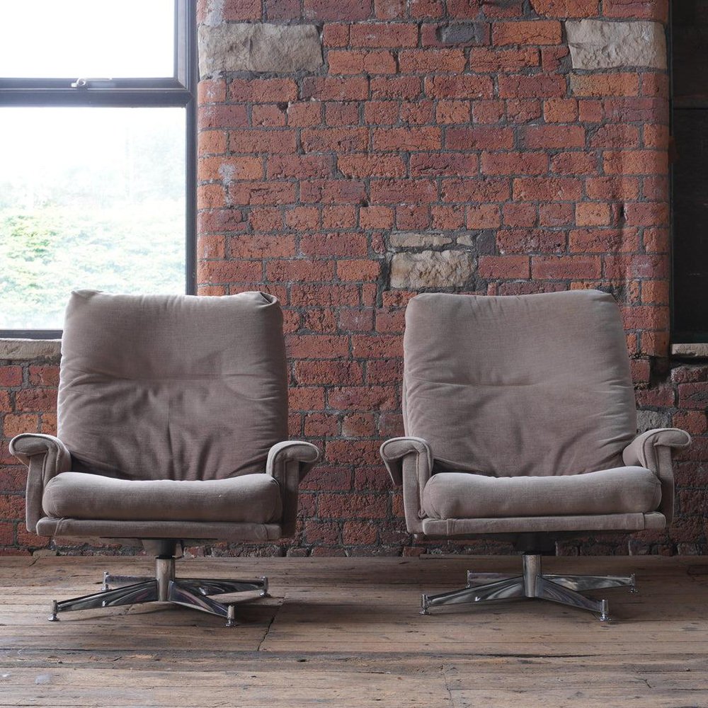 Swivel Chairs by Howard Keith, Set of 2 for sale at Pamono