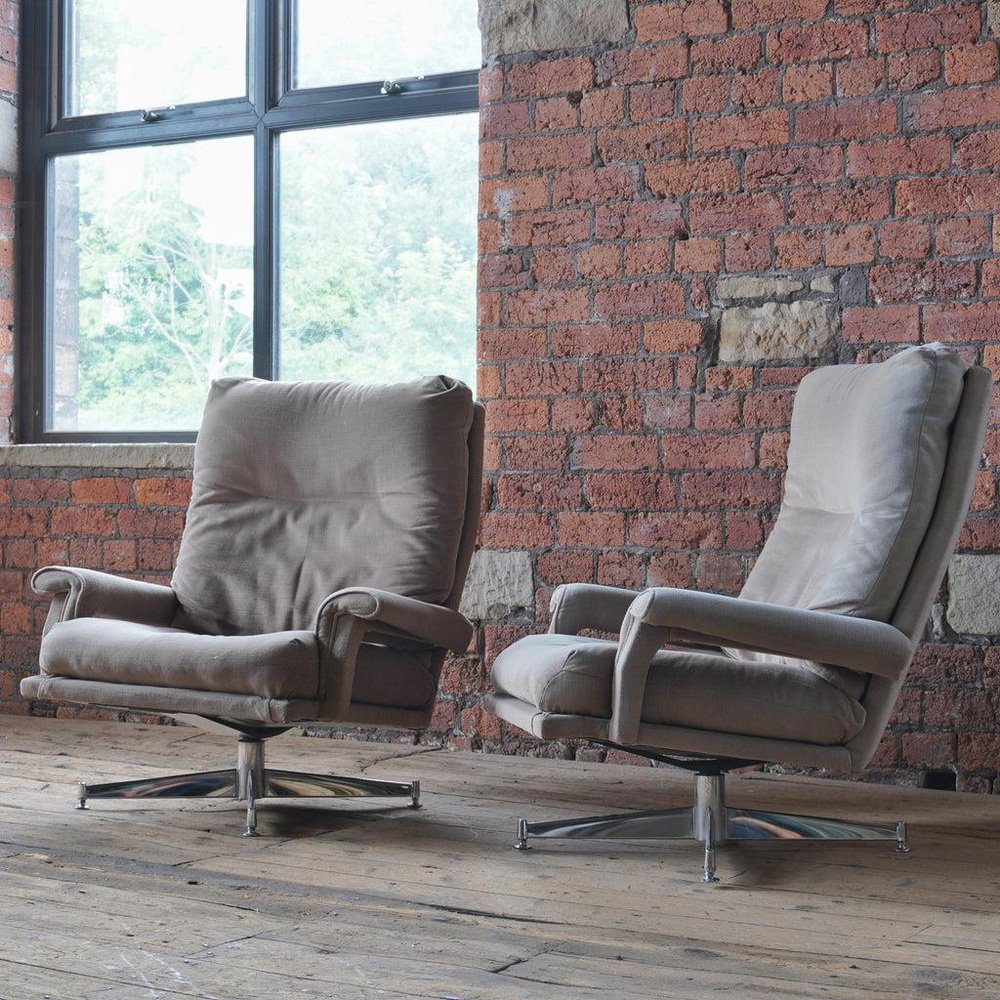 Swivel Chairs by Howard Keith, Set of 2 for sale at Pamono