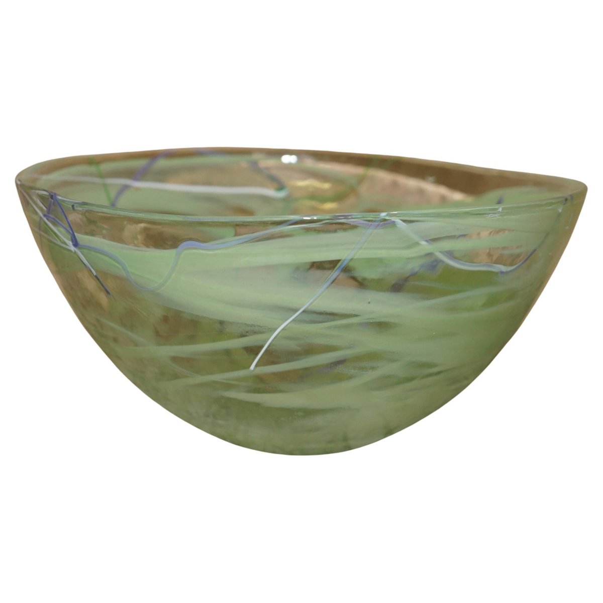Vintage Decorative Glass Bowl by Anna Ehrner for sale at Pamono