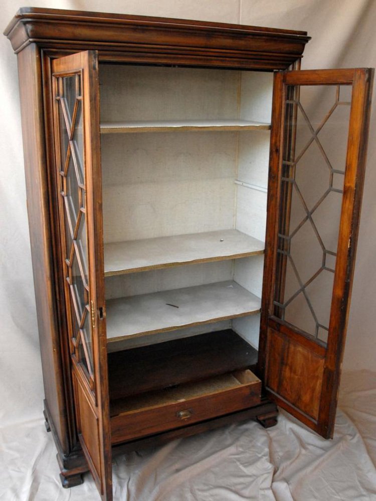 Antique German Bookcase, 1850 for sale at Pamono