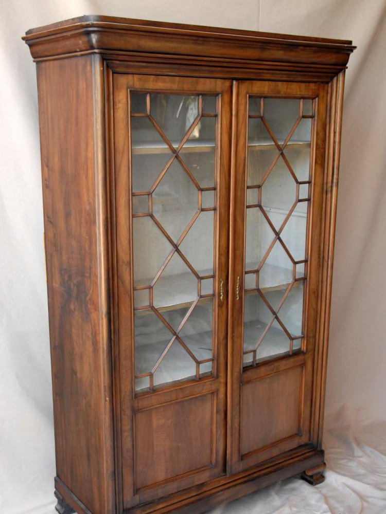 Antique German Bookcase, 1850 for sale at Pamono