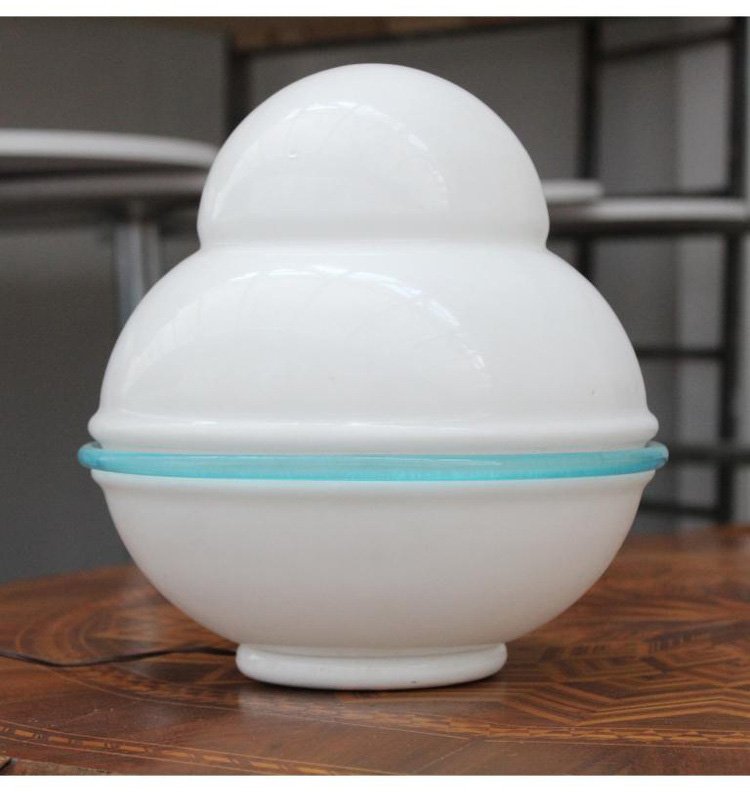 Blue Profile Table Lamp, 1970s for sale at Pamono