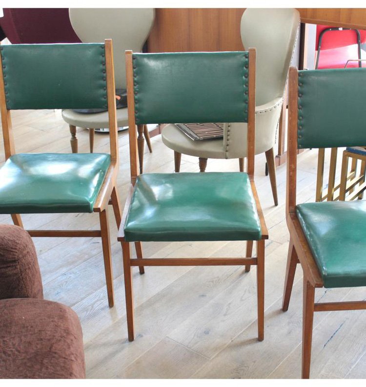 Vintage Side Chairs, 1960, Set of 4 for sale at Pamono
