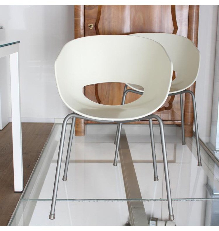 Orbit Chairs in Plastic, Set of 4 for sale at Pamono