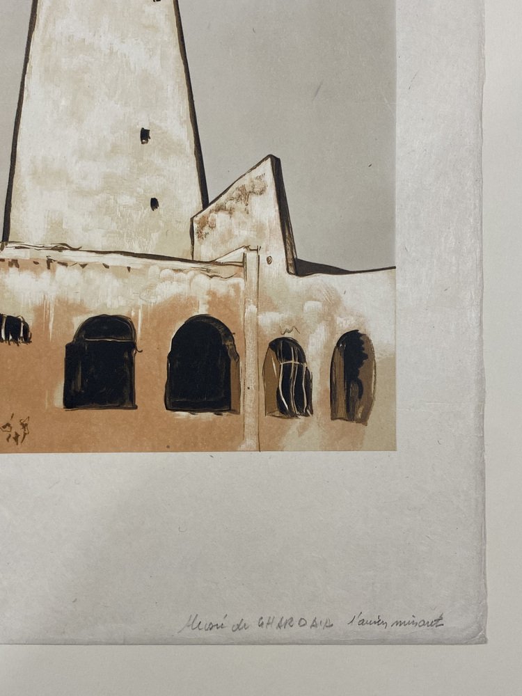 Paul Elie Dubois, Musée de Ghardaïa: L'ancien minaret, 20th Century ...