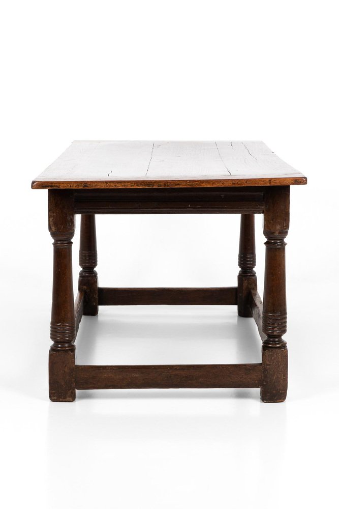 Antique Refectory Table in Oak for sale at Pamono