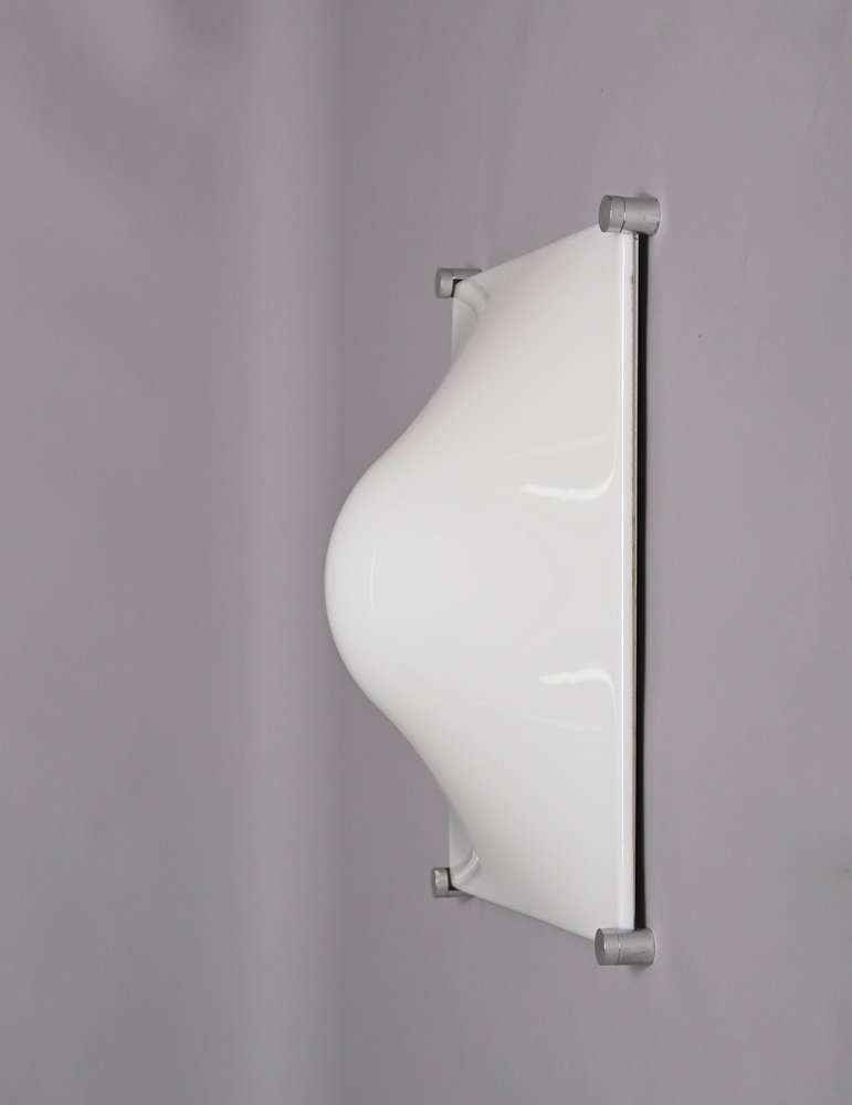 Bolla Lamp in White Acrylic Glass by Elio Martinelli for Martinelli ...