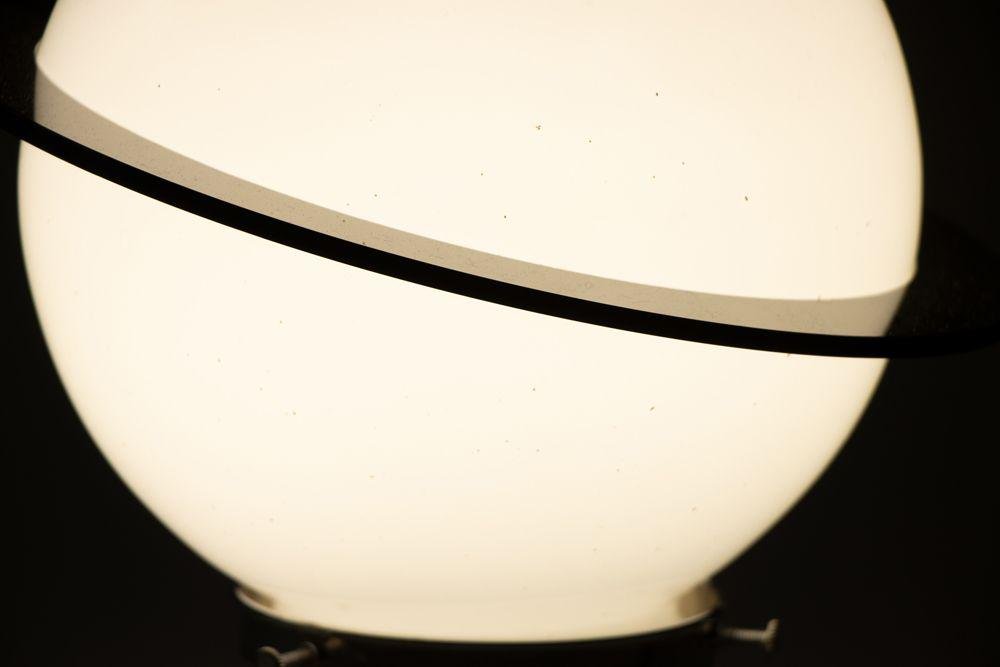 Art Deco Saturn Table Lamp with Black Acrylic Ring for sale at Pamono