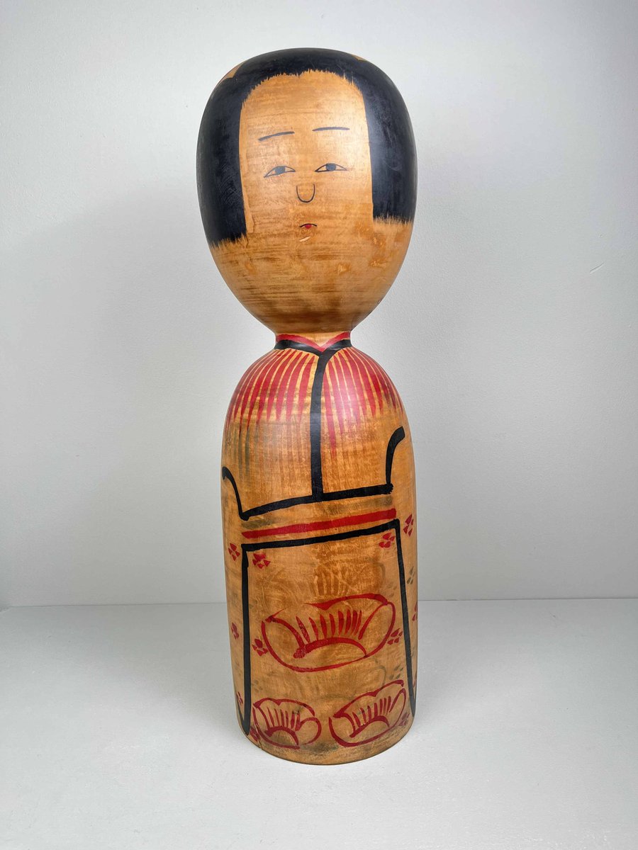 Large Kijiyama Kokeshi Figurine by Ogura Kyutaro, 1969, 1960s for sale ...