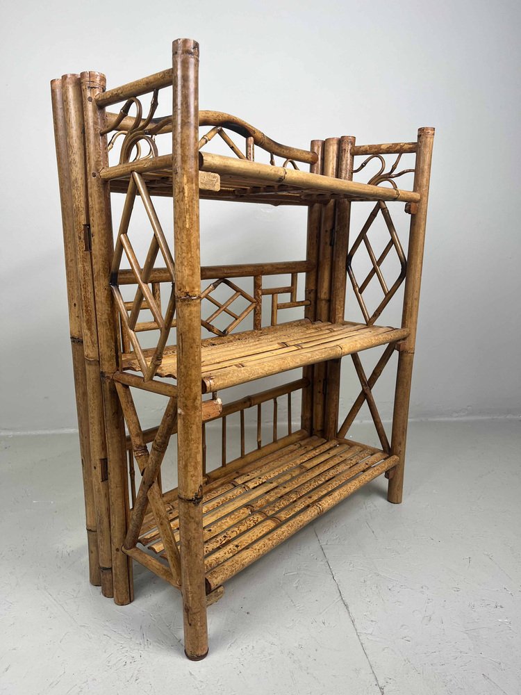 Foldable Bamboo Rack, 1970s for sale at Pamono