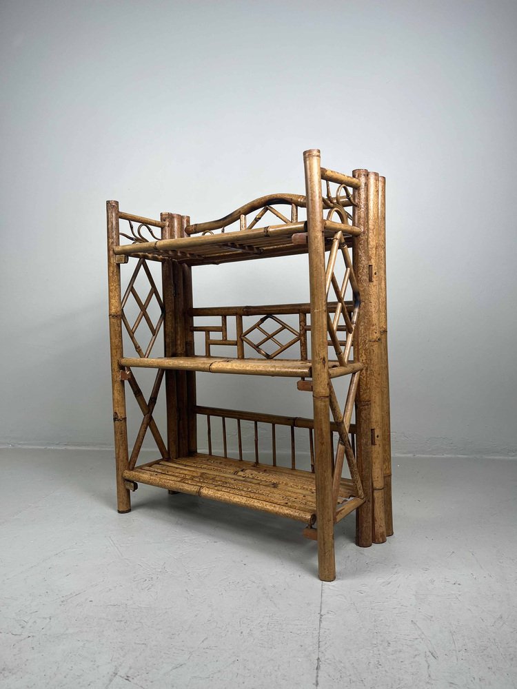 Foldable Bamboo Rack, 1970s for sale at Pamono