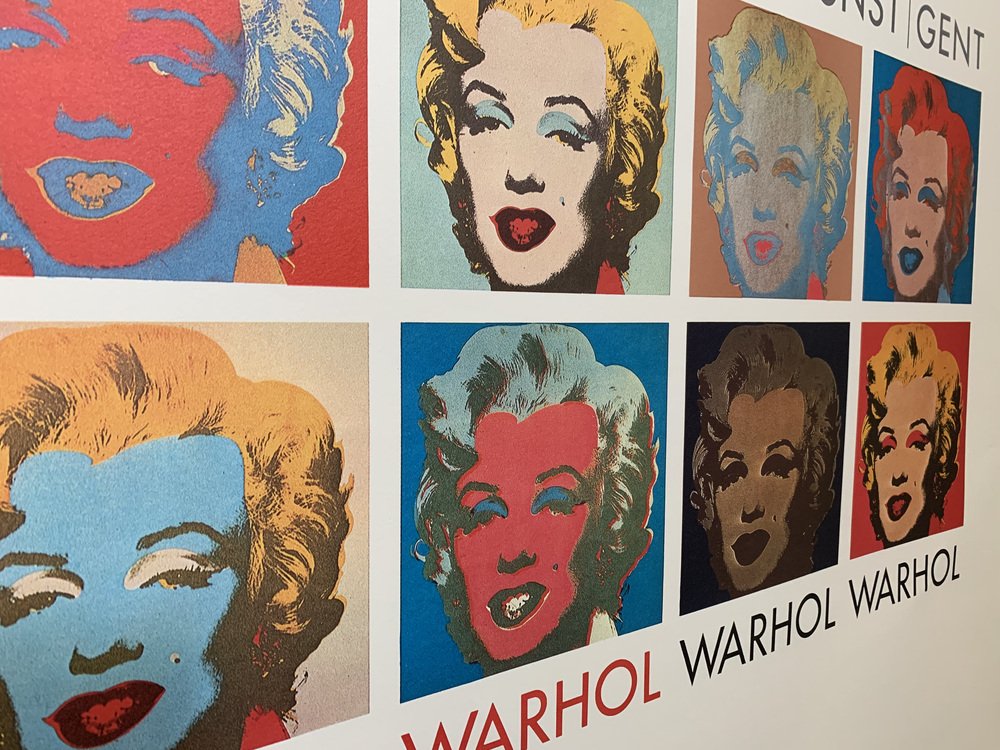 Andy Warhol Exhibition Poster from Grafiche Volpini, 1970s for sale at ...