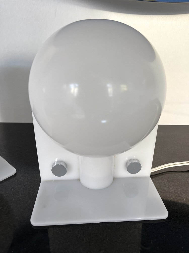 Lampade Sirio di Brazzoni per Guzzini, Italia, anni '70, set di 2 in ...