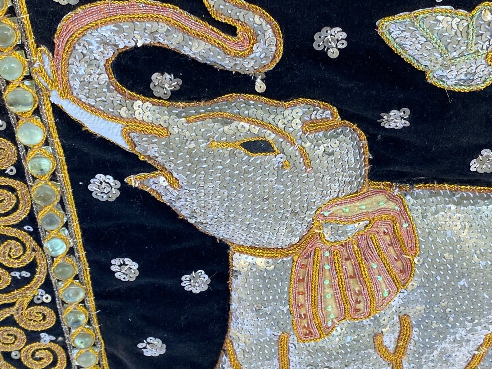 20th Century Indian Fabric Panel for sale at Pamono