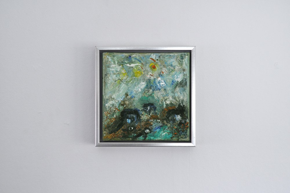 Mette Birckner, Abstract Impressionism Painting, A Fairytale with Birds ...