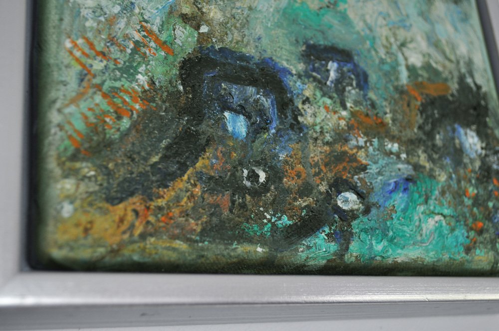 Mette Birckner, Abstract Impressionism Painting, A Fairytale with Birds ...