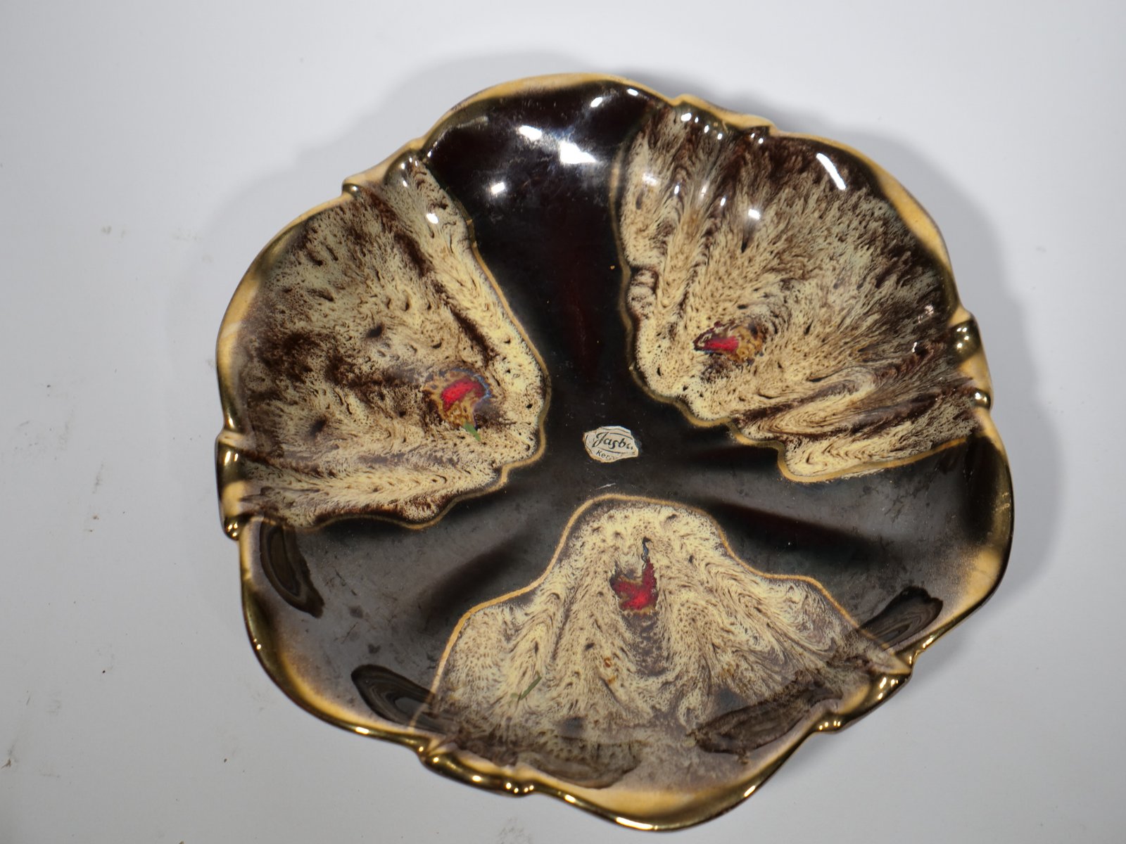 Bol Mid-Century avec Bordure Dorée de Jasba Keramik, 1960s en vente sur ...