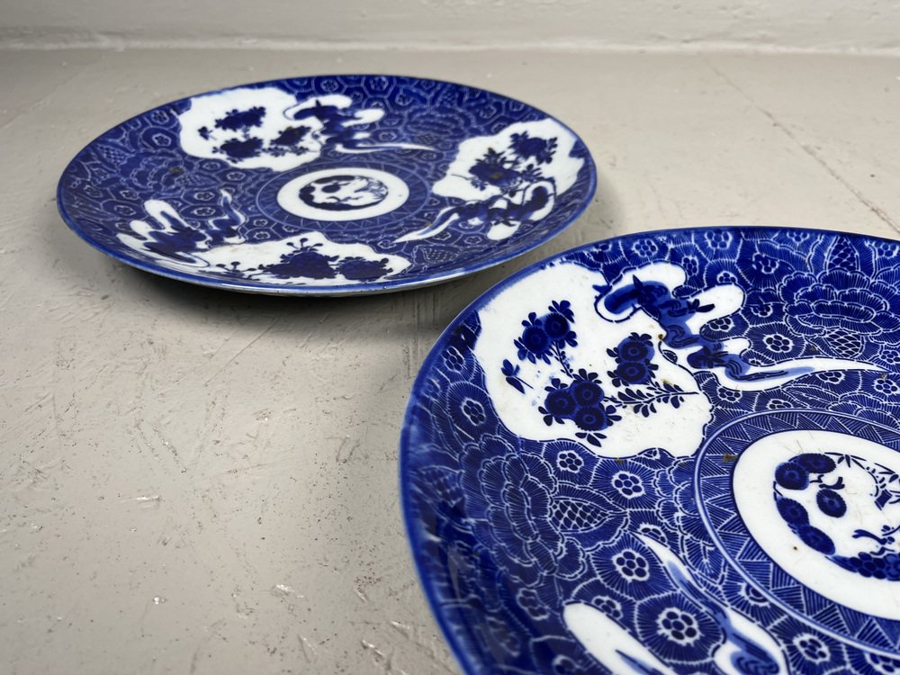 Japanese Arita Plates, Set of 2 for sale at Pamono