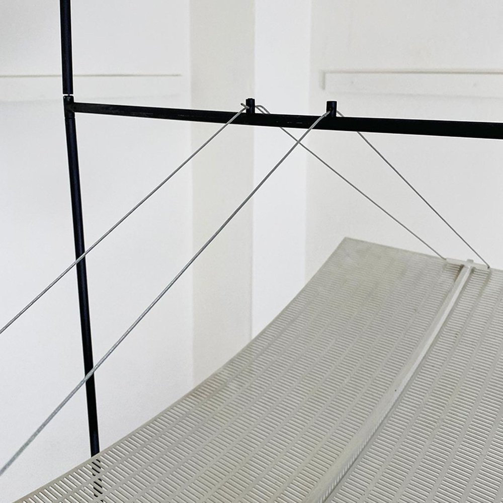 Italienische Postmoderne Zefiro Deckenlampe aus Metall in Schwarz ...