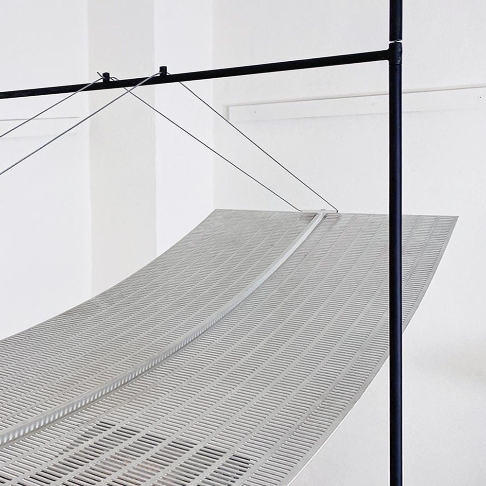 Italienische Postmoderne Zefiro Deckenlampe aus Metall in Schwarz ...