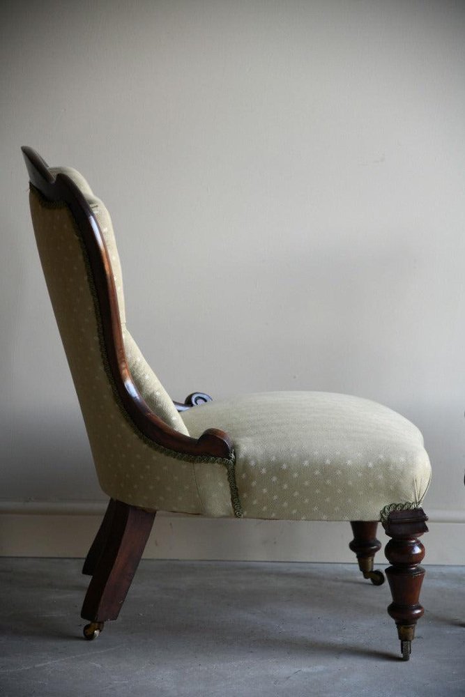 Victorian Upholstered Ladies Chair for sale at Pamono