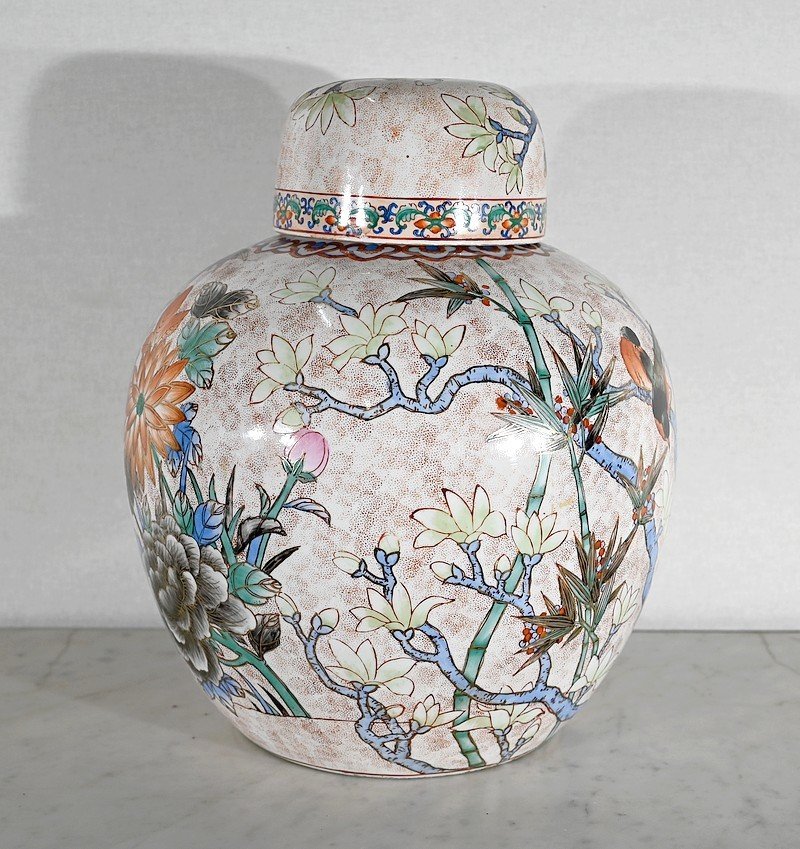 Antique Chinese Lid Pot, 1890s for sale at Pamono