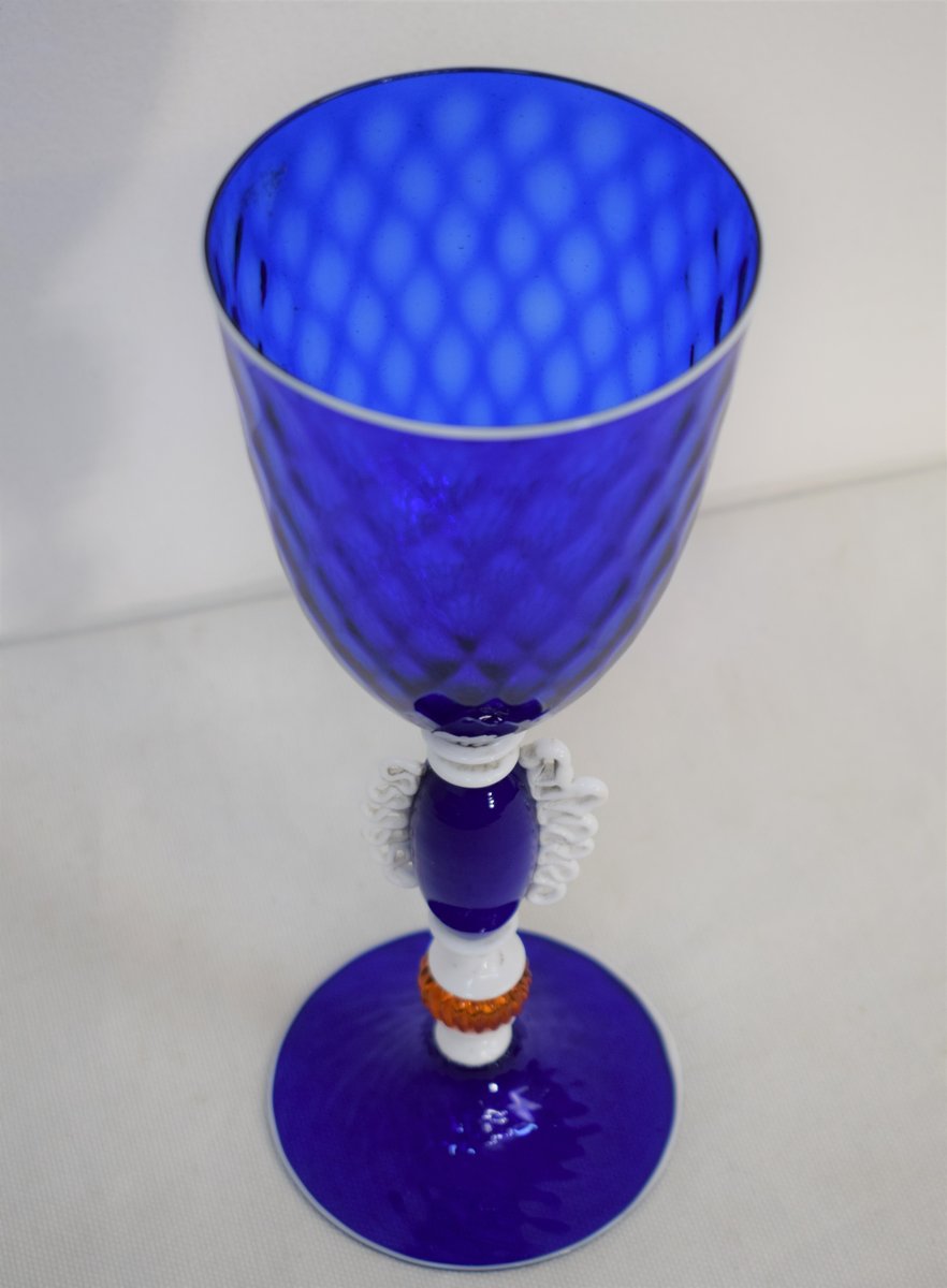 Murano Glass Goblet, Italy, 1930s for sale at Pamono