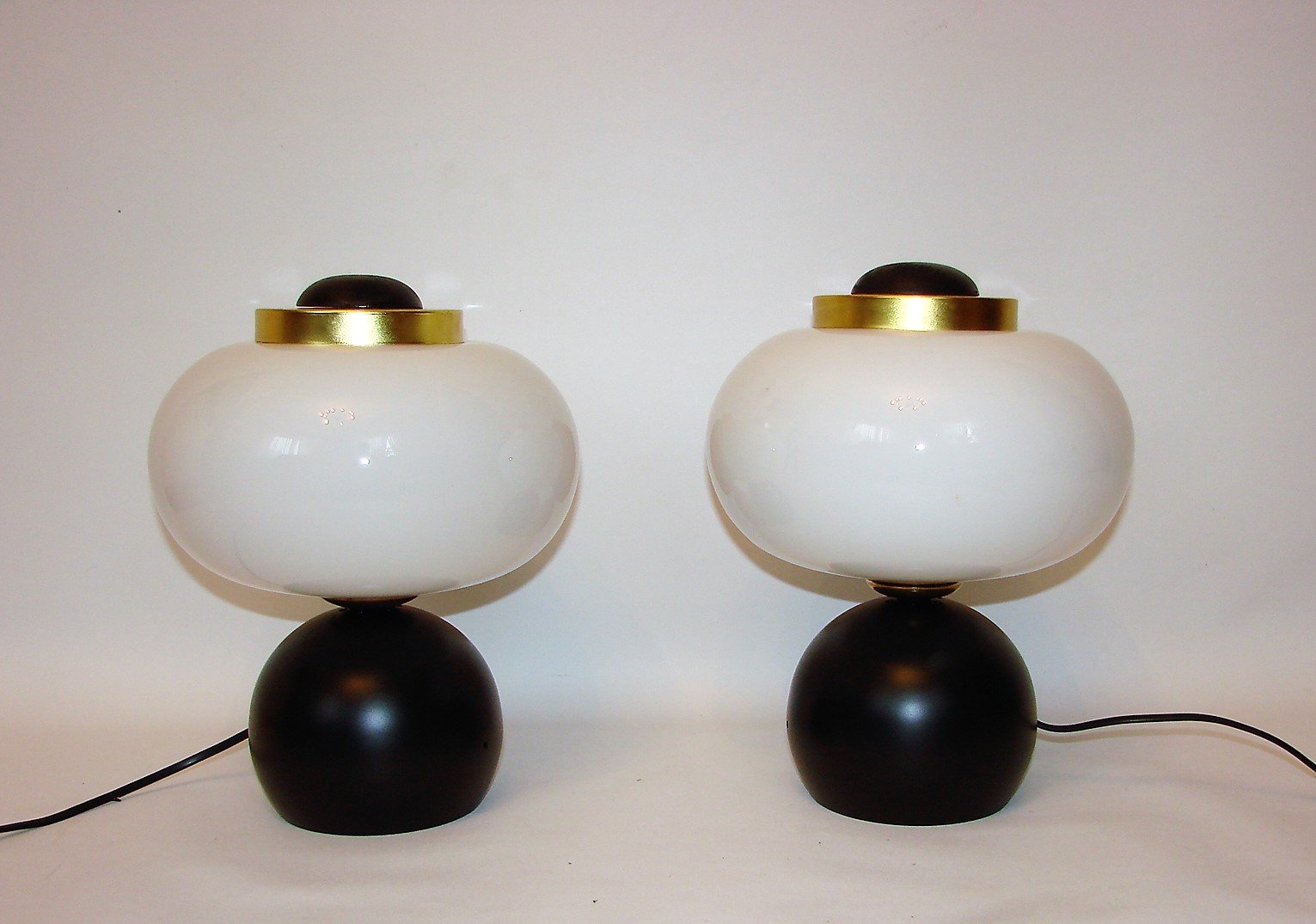 Vintage Space Age Lamps, 1970s, Set of 2 for sale at Pamono