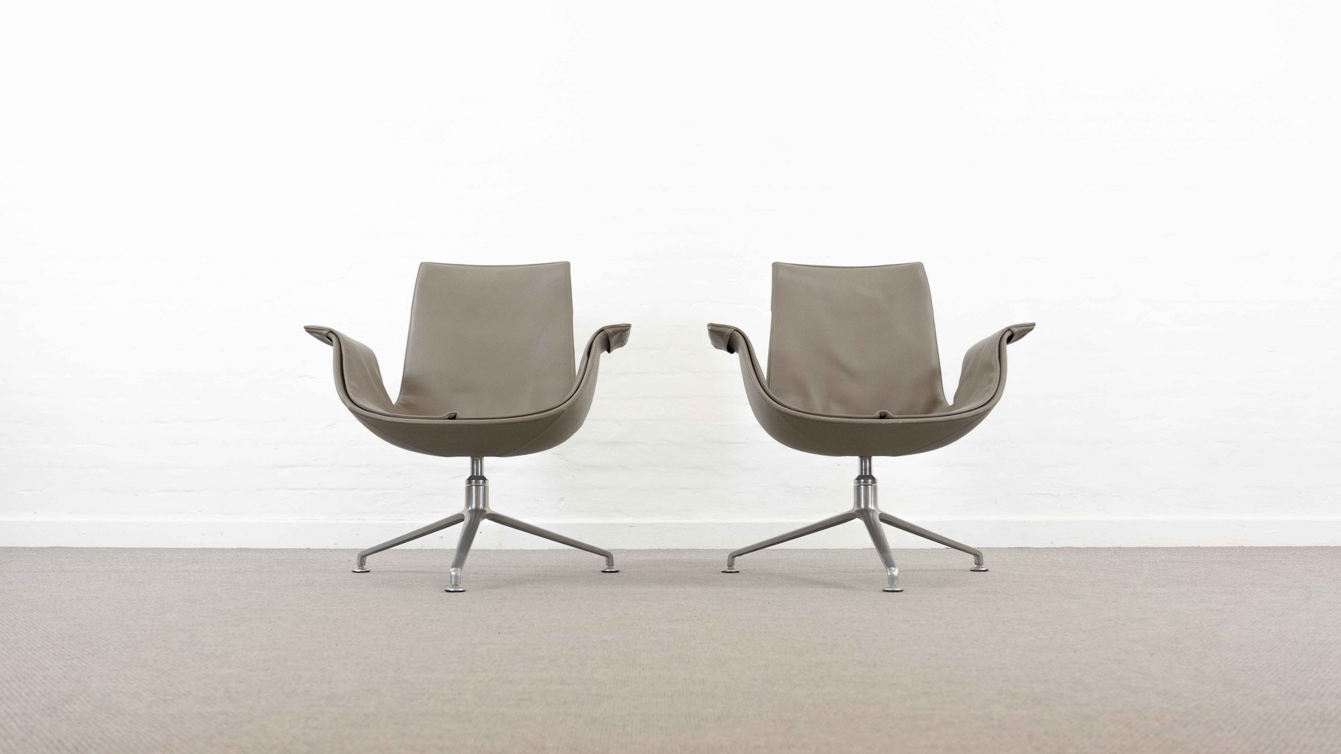 Set of FK Lounge Chairs by Preben Fabricius & Jörgen Kastholm for ...