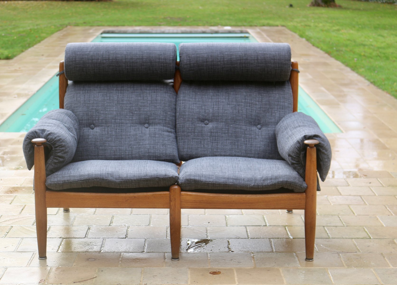 2-Seater Sofa by Eric Manthen for Ire Møbler, Sweden, 1960s for sale at Pamono
