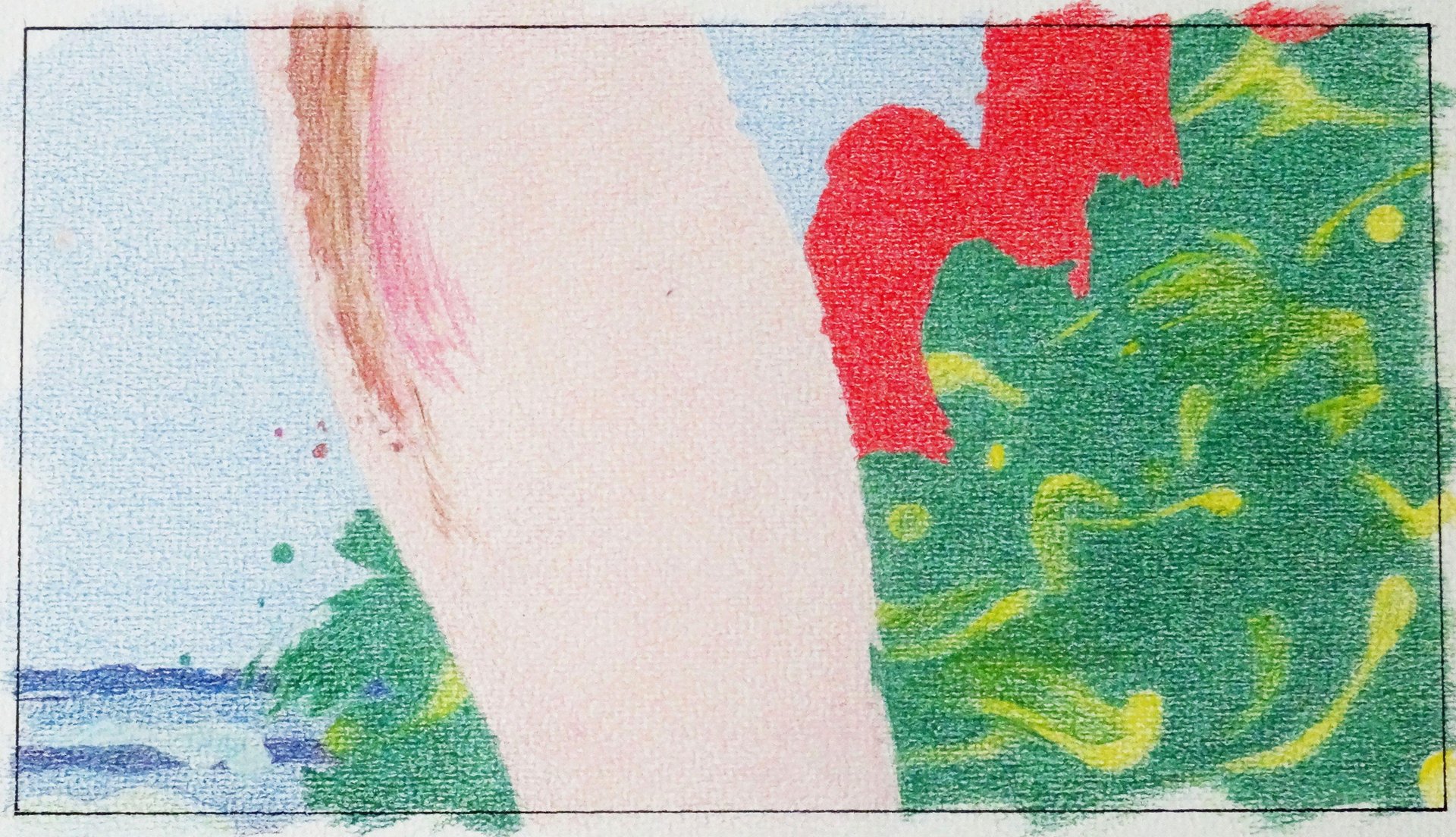 Ivan Chuikov, Fragment of Red Outline, 1982, Pastel on Paper for sale ...
