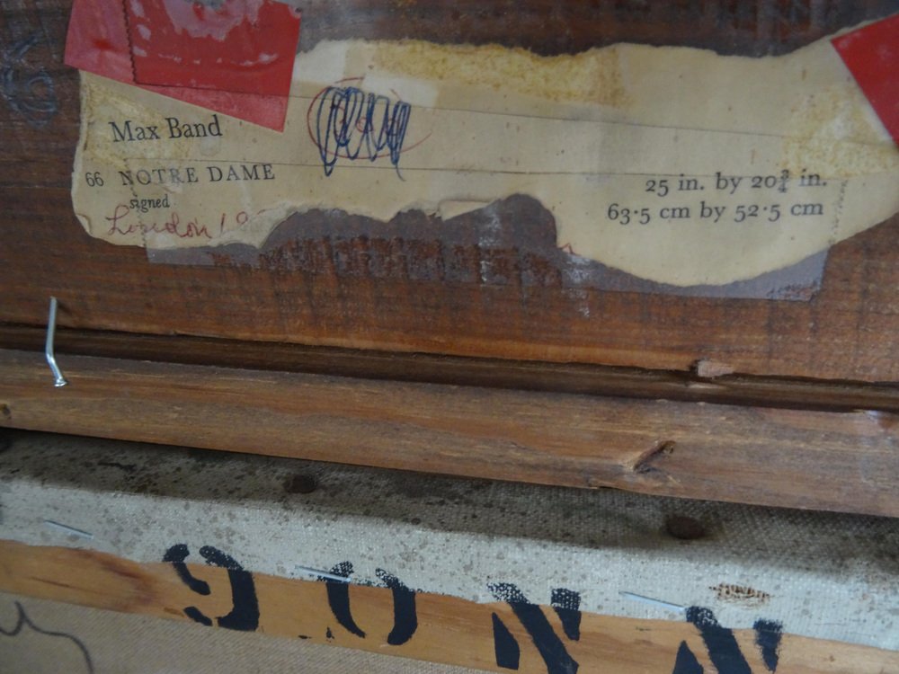 Max Band, Notre Dame of Paris, Oil on Canvas for sale at Pamono