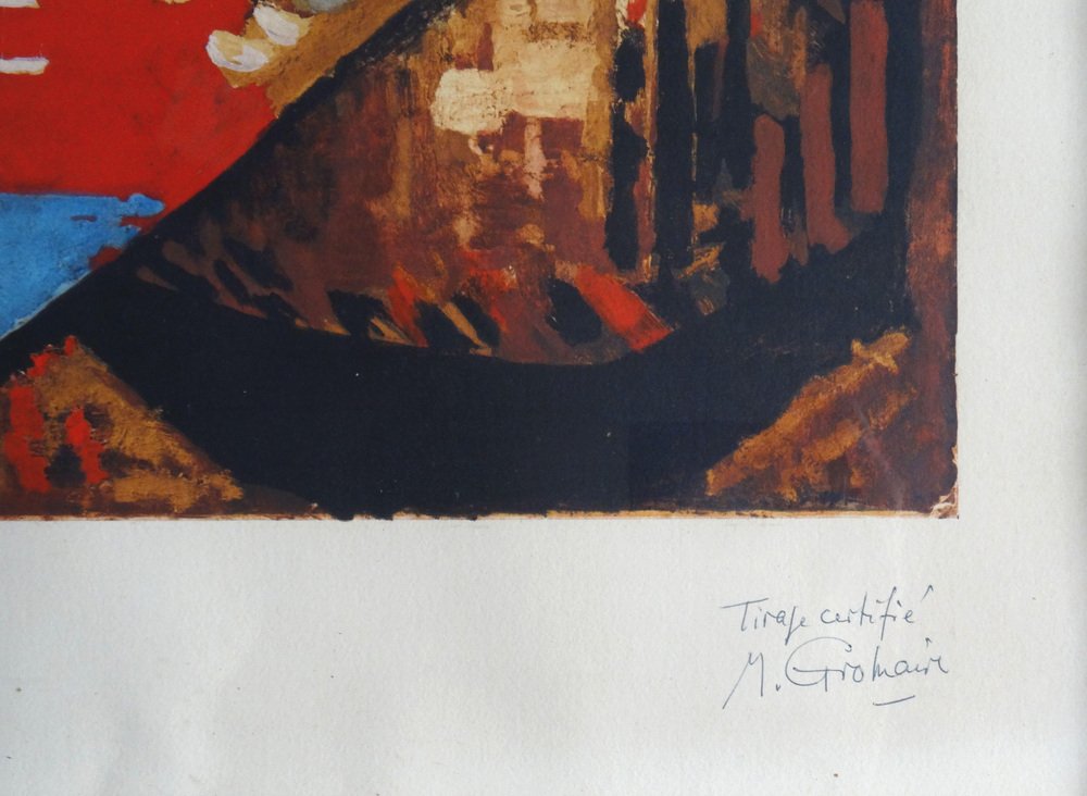 Marcel Gromaire, The Painter, 1943, Lithograph for sale at Pamono