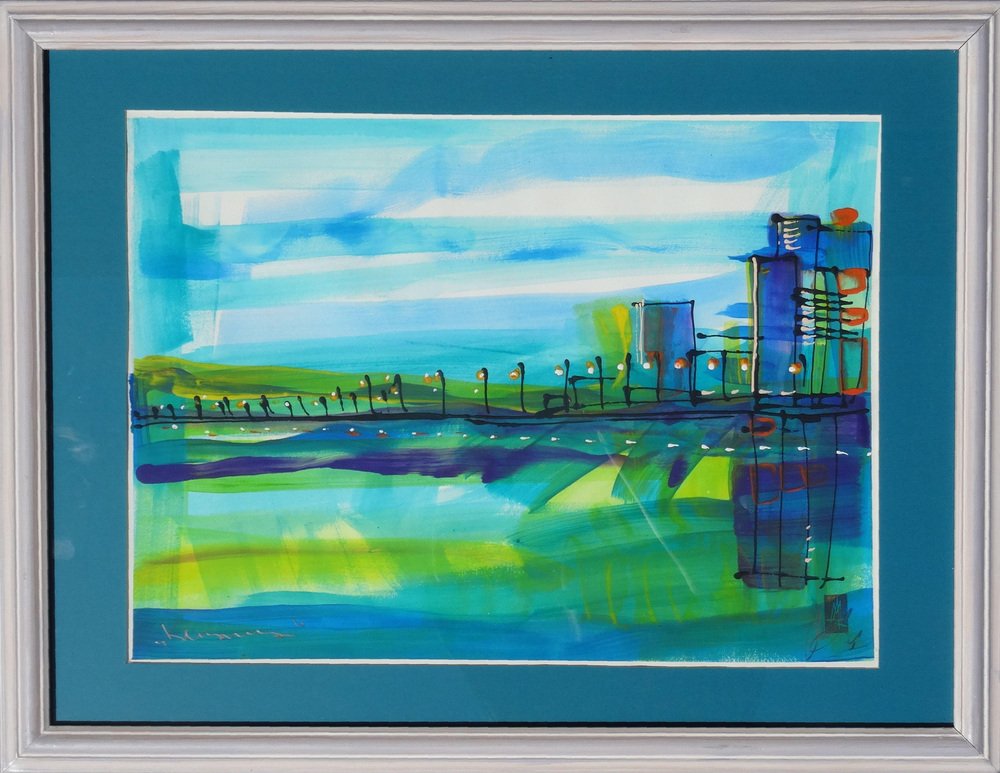 Maris Abilevs, Silence, 2010, Watercolor on Paper for sale at Pamono